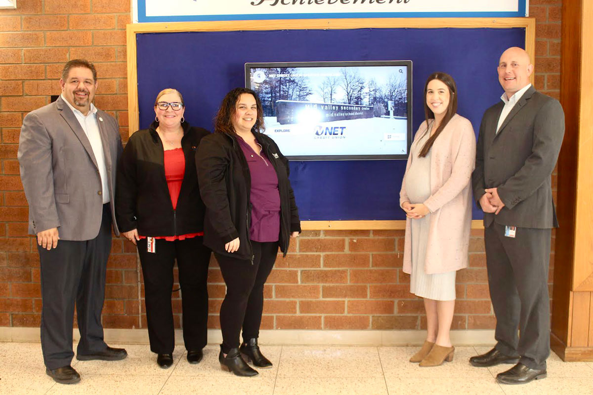 NET CREDIT UNION SPONSORS INTERACTIVE WALL OF FAME FOR MID VALLEY ...